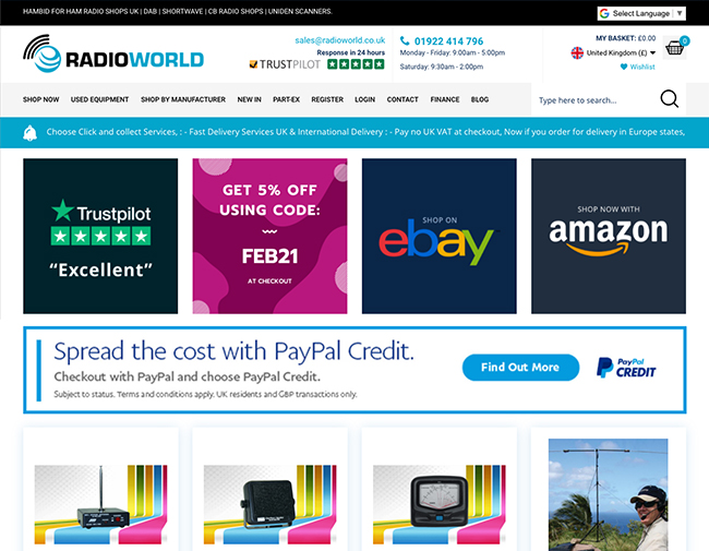 Successful ecommerce websites provided by ShopWired