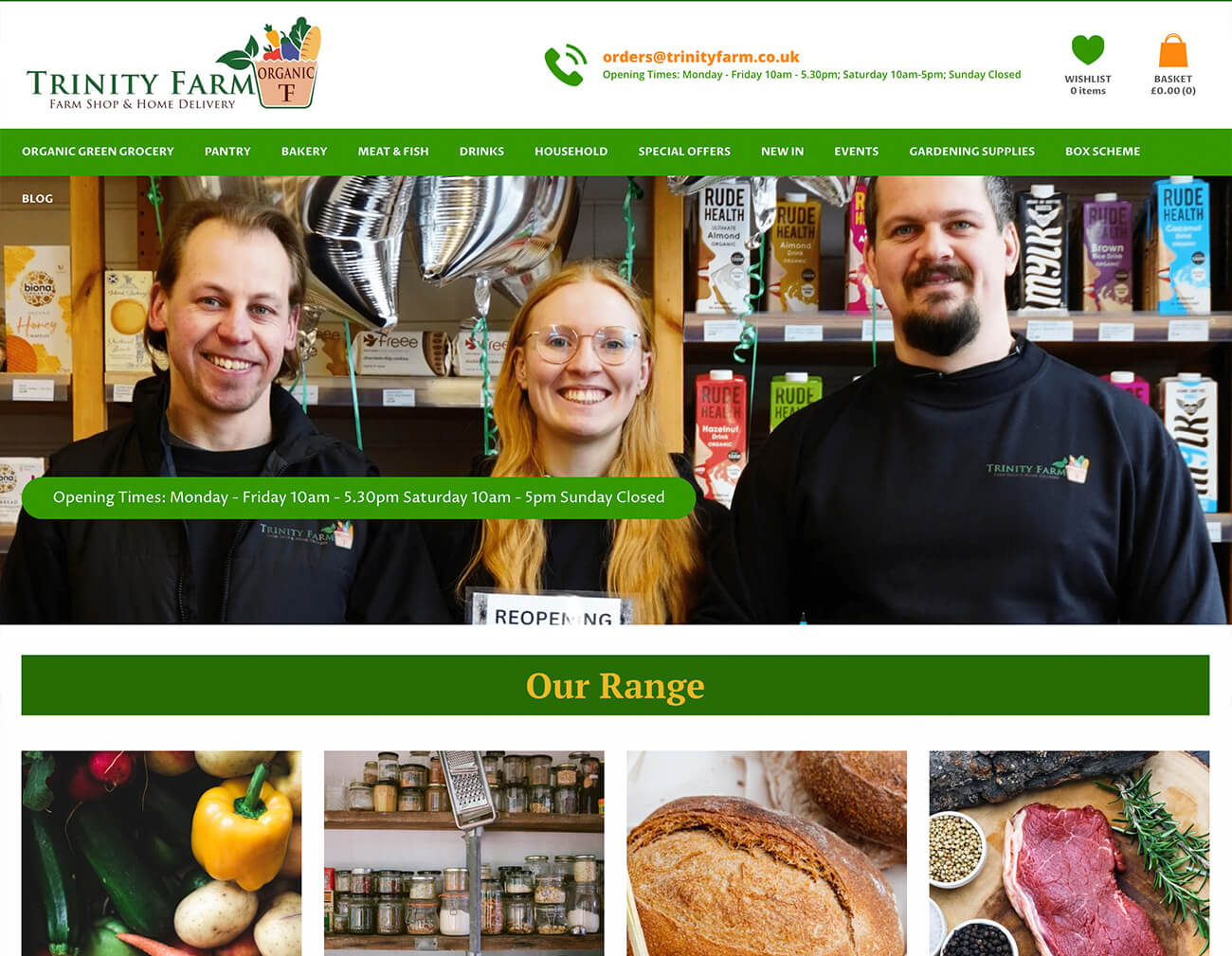 Successful ecommerce websites provided by ShopWired